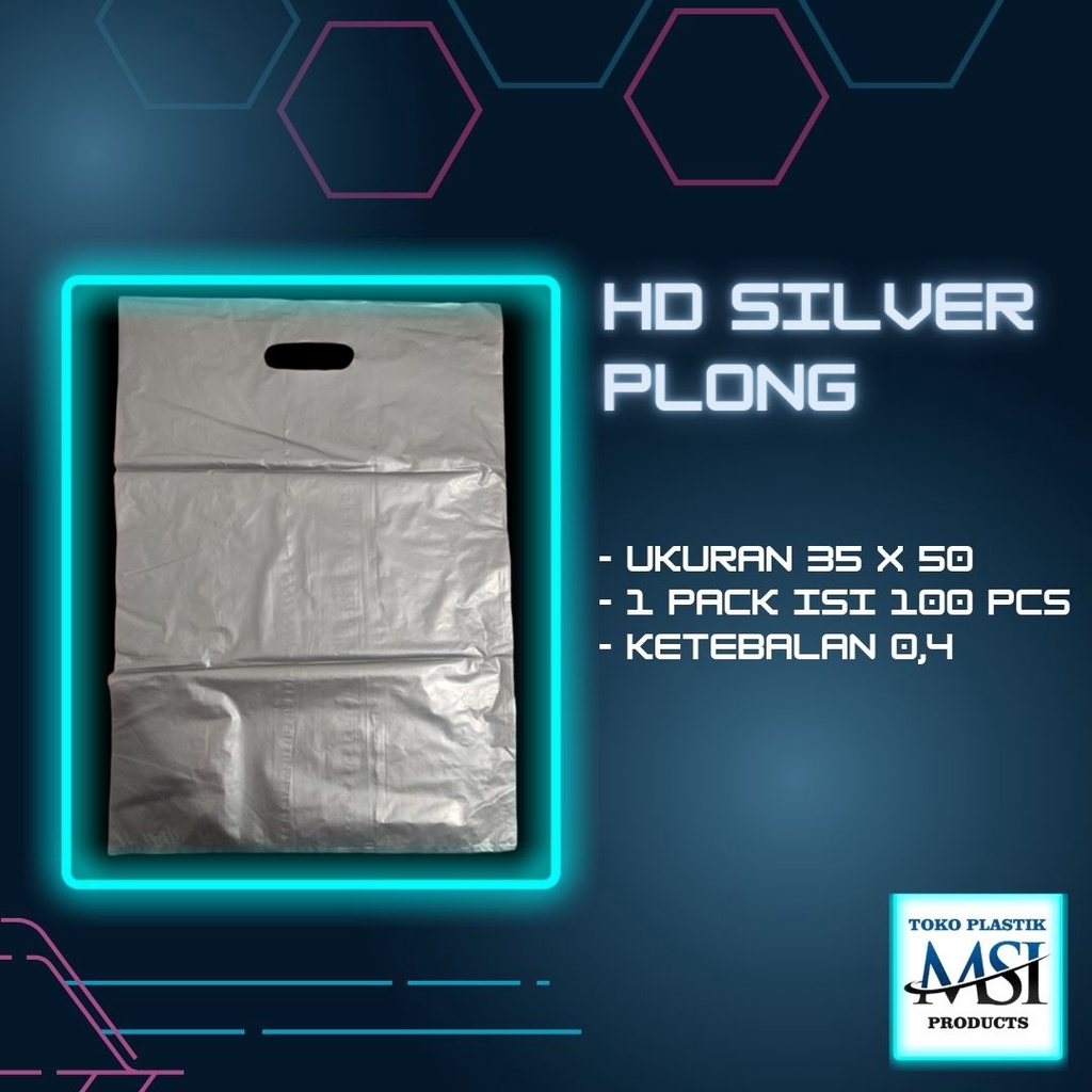 Jual Plastik packaging SILVER Plong 04 x 35 x 50 | Plastik Online Shop ...