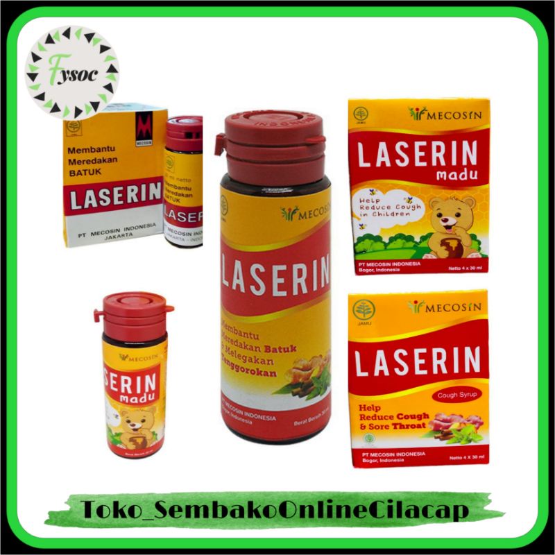 Jual LASERIN 30 ML OBAT BATUK ANAK LASERIN MADU DAN DEWASA | Shopee ...