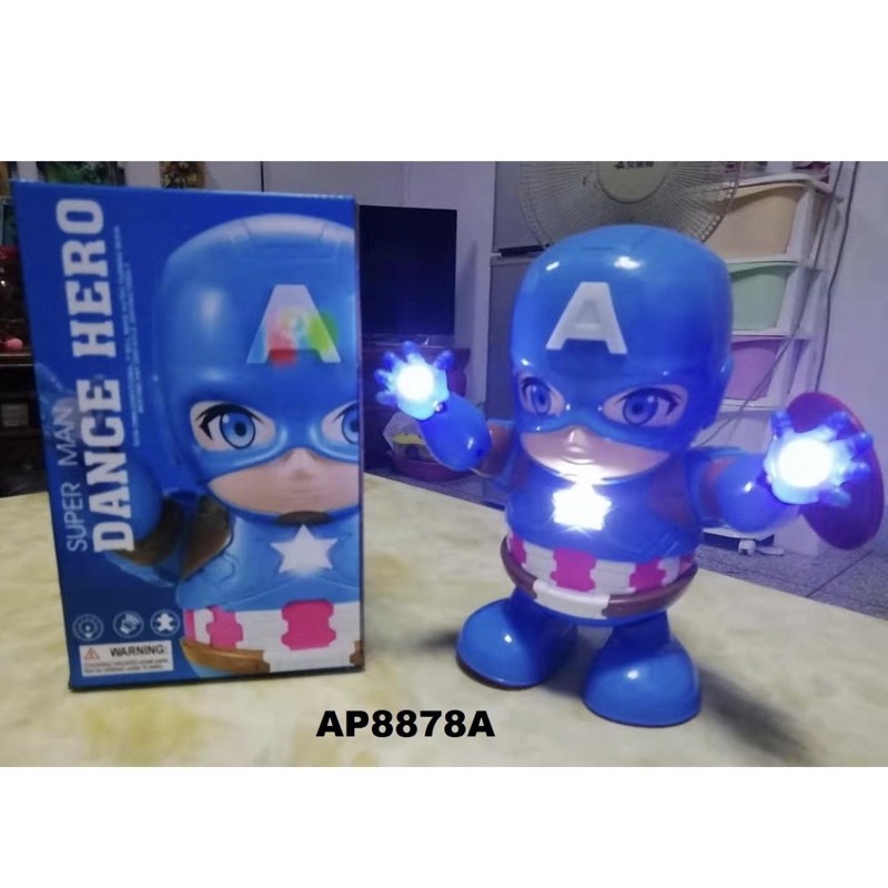 Jual Captain America Super Hero Dancing Music Lightning | Shopee Indonesia