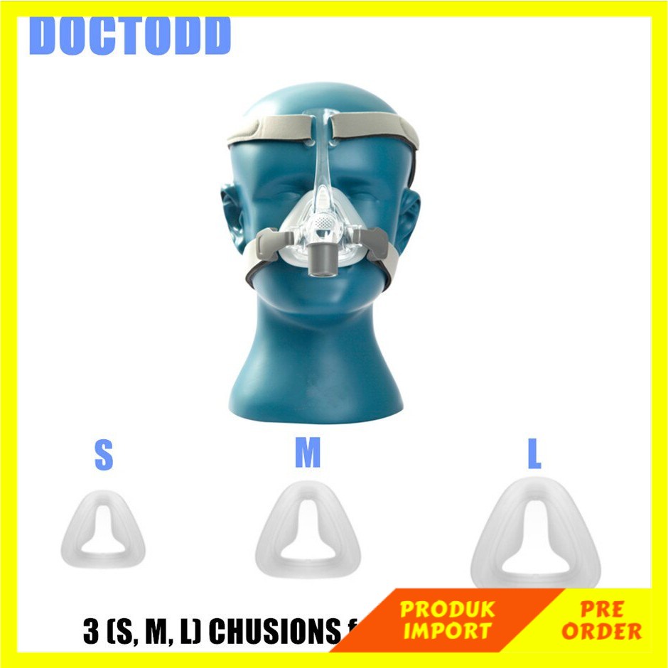Jual PREORDER DOCTODD CPAP N4 Nasal Mask SML Universal Cushions ...