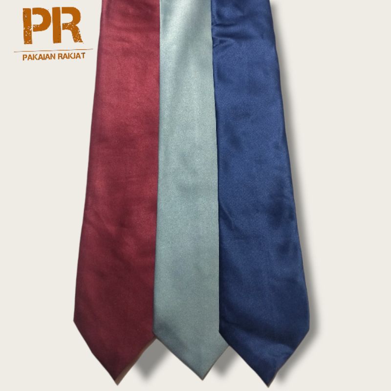 Jual Dasi kantor polos instan formal mewah halus kualitas bagus warna ...
