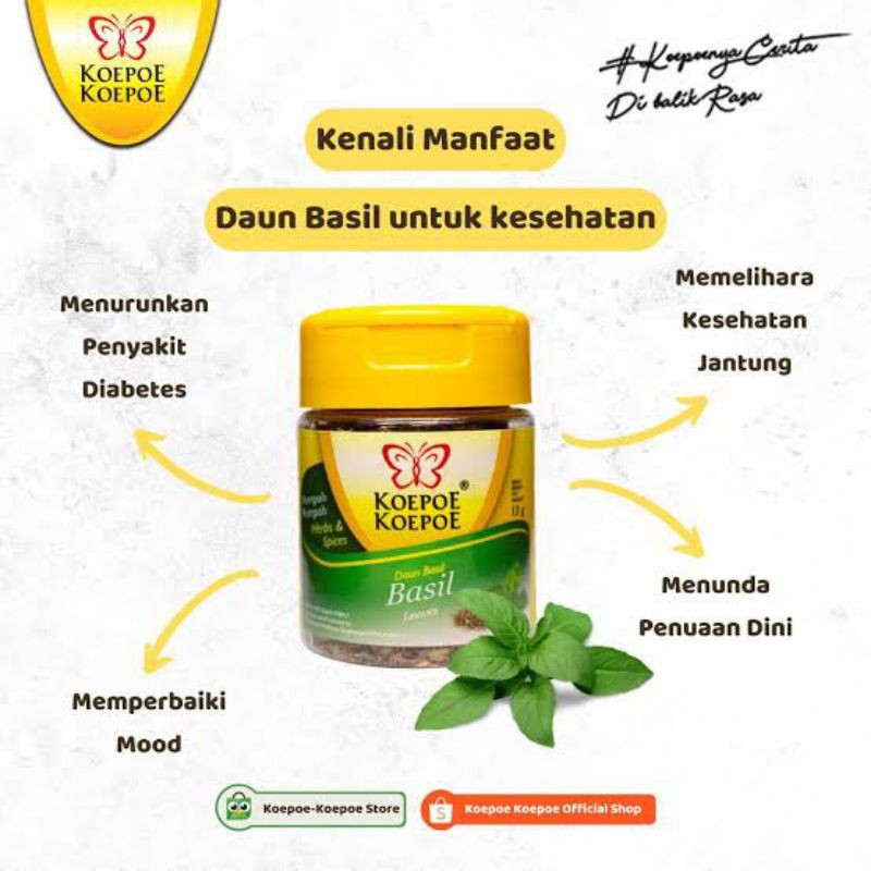 Jual Daun Basil Kupu Kupu 13g | Shopee Indonesia