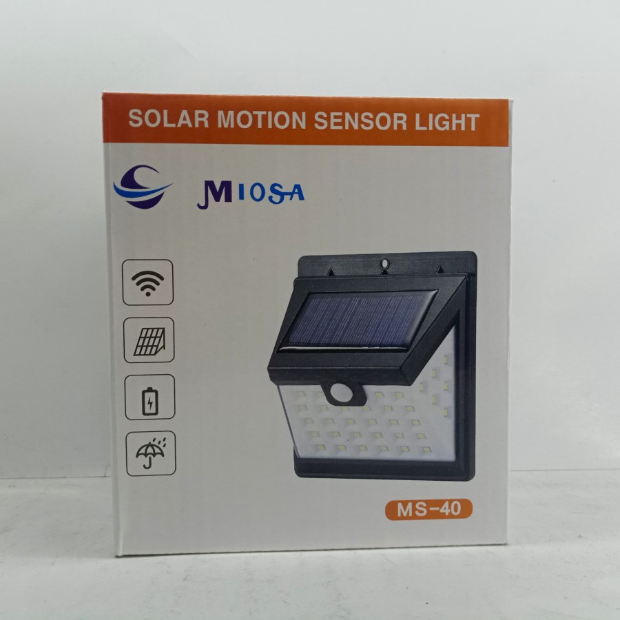 Jual lampu dinding solar cell sensor cahaya dan sensor gerak otomatis ...