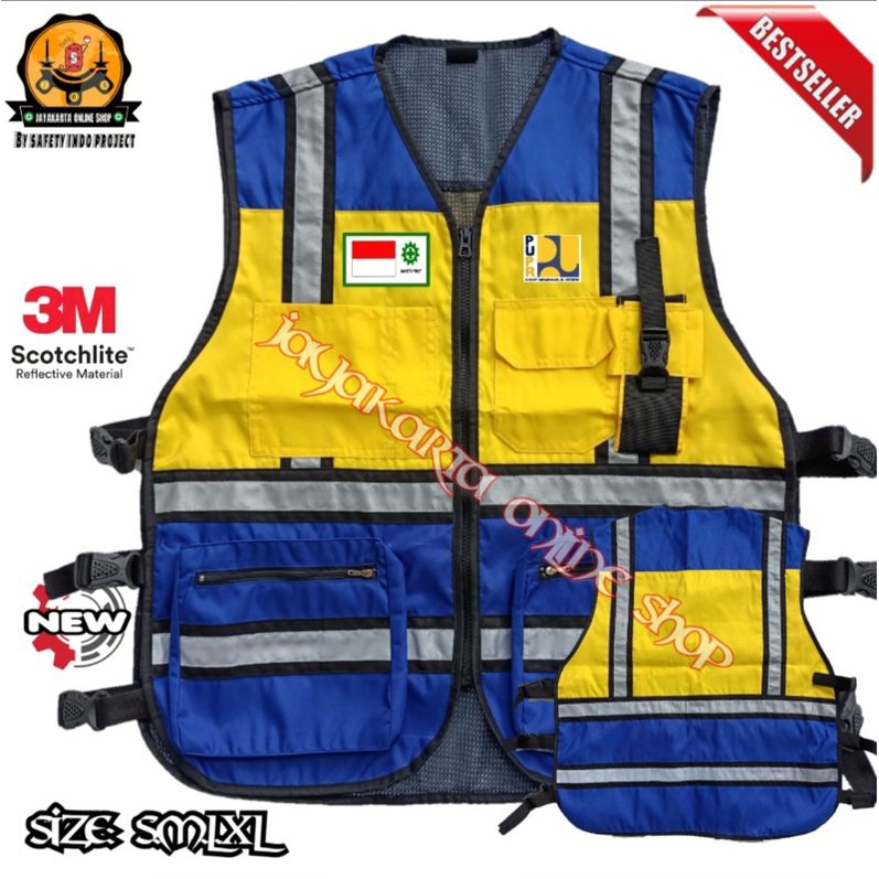 Jual ROMPI SAFETY 3M SCOTLIGHT PUPR-SAFETY VEST-ROMPI PROYEK | Shopee ...