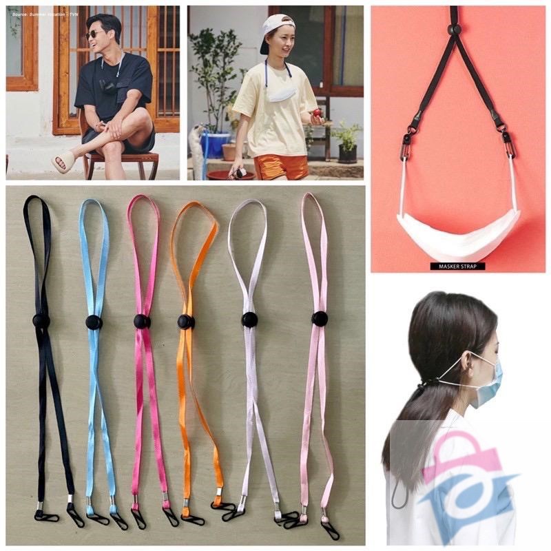 Jual STRAP MASKER / LANYARD TALI GANTUNG MASKER KOREA KALUNG KONEKTOR ...