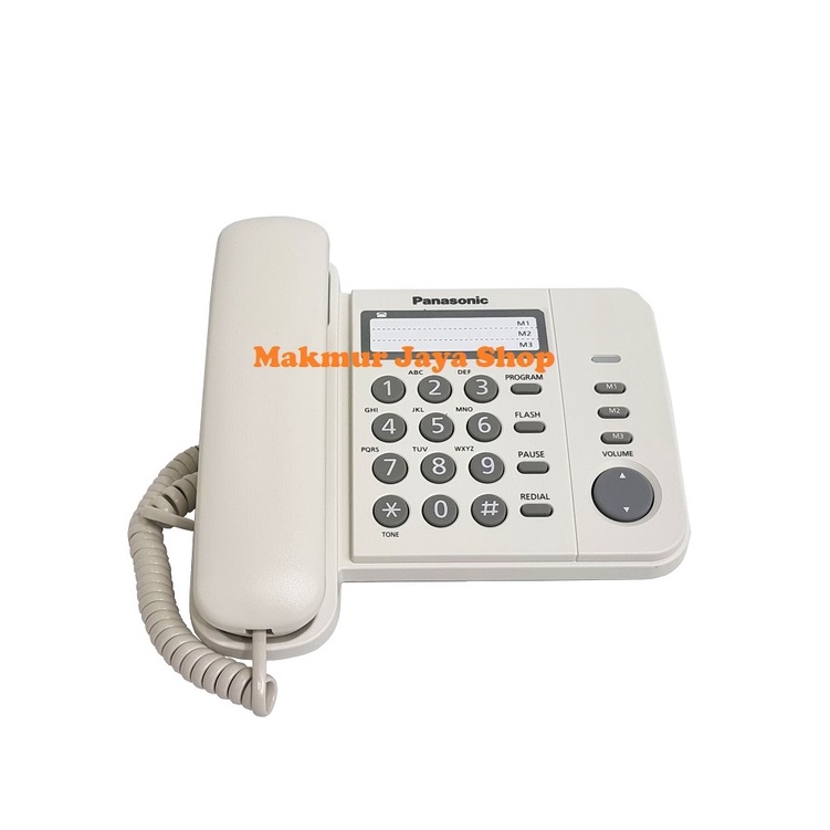 Jual Telepon Kabel Panasonic KX-TS520 Telepon Rumah / Kantor KX-TS520 Putih | Shopee Indonesia