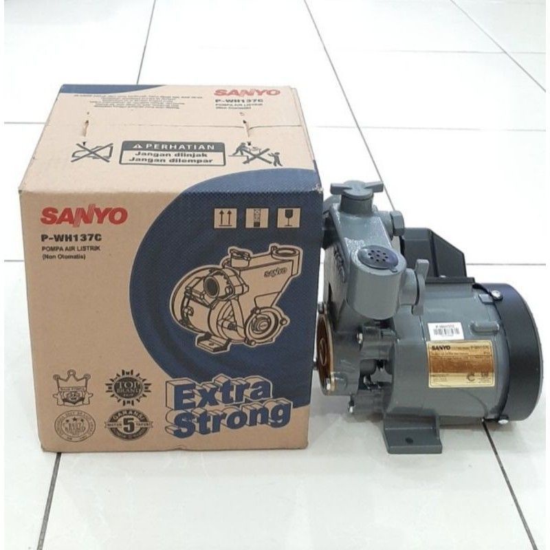 Jual POMPA AIR SANYO P-WH137C Non Otomatis Manual / Pompa Mesin Air Sanyo PH 137 AC PH137AC ...