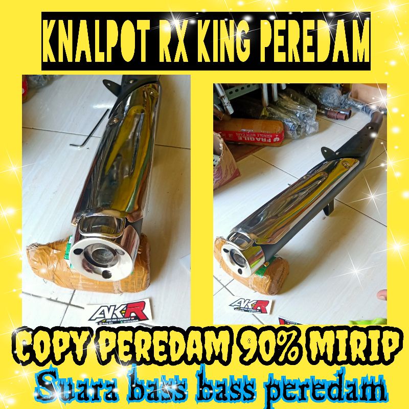 Jual knalpot rx king peredam 90%mirip original yamaha rxking peredam ...
