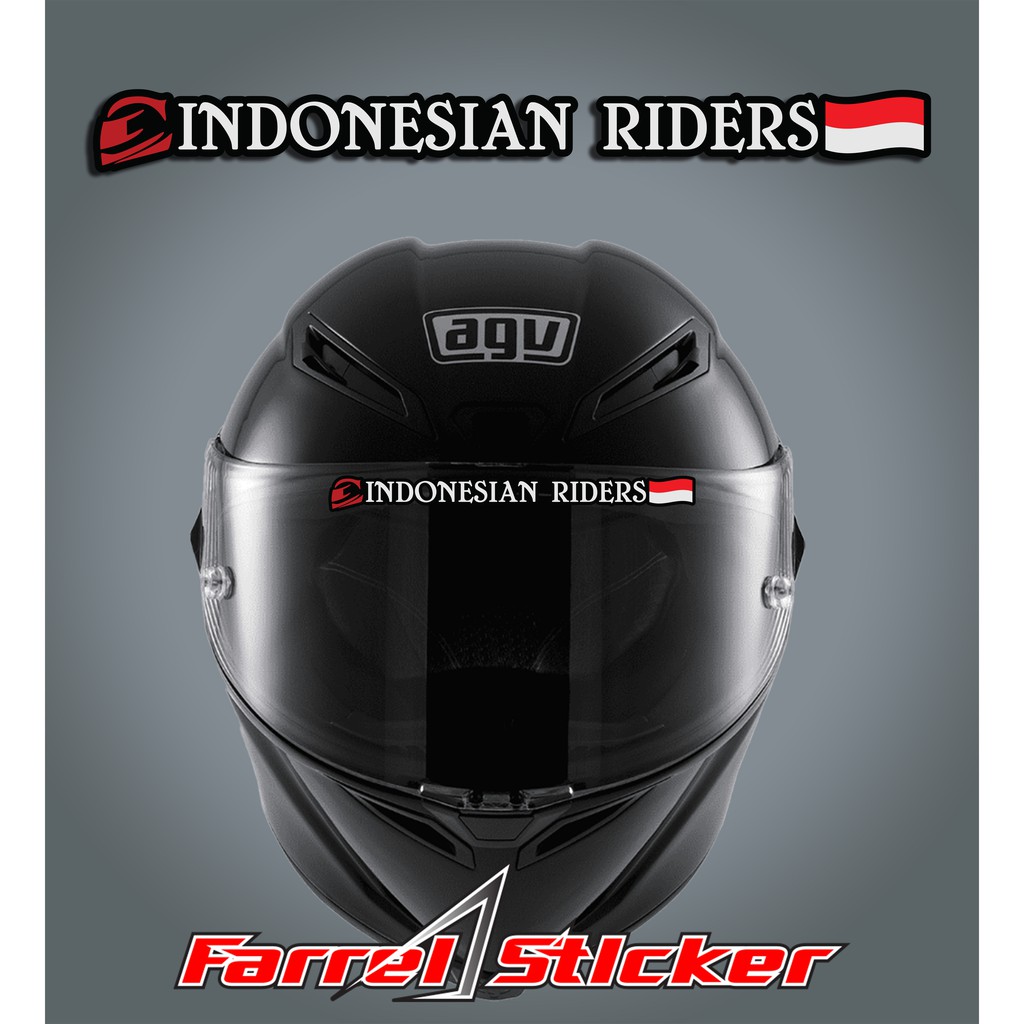 Jual stiker HELM sticker INDONESIAN RIDERS | Shopee Indonesia