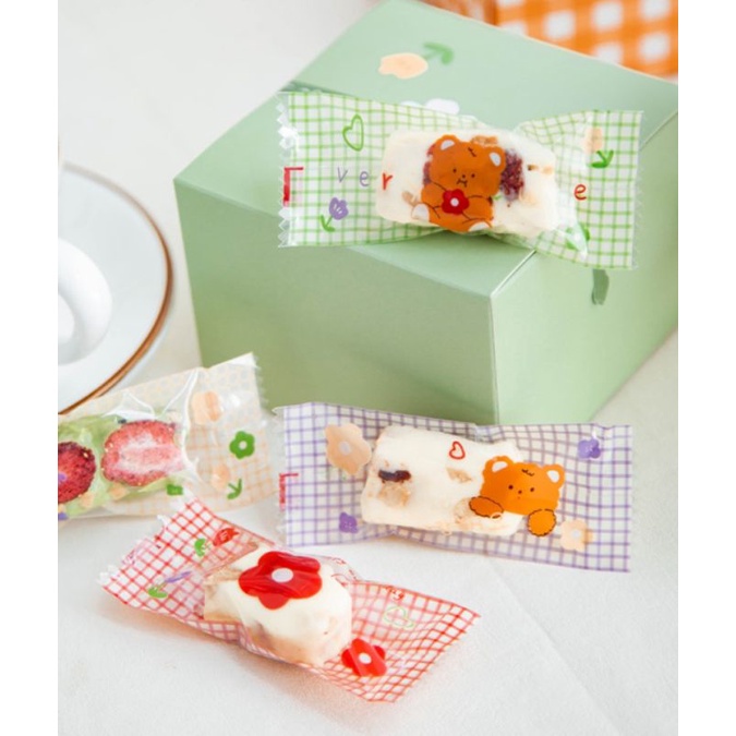 Jual plastik cookies/plastik kue/korean box cake/plastik/bungkus kue ...