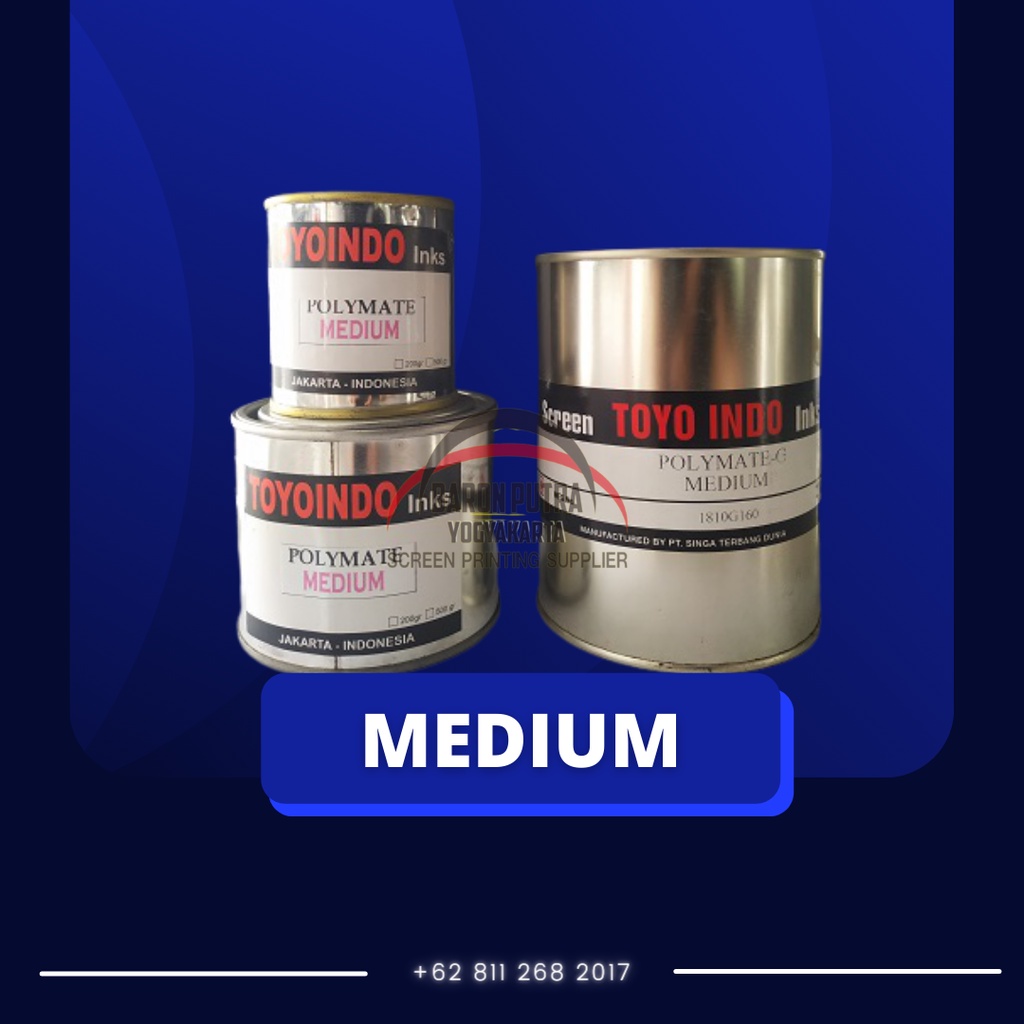 Jual TINTA TOYO POLYMATE MEDIUM 1KG (SABLON PLASTIK) | Shopee Indonesia