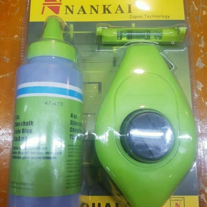 Jual alat sipatan tinta 30m Nankai chalk line sipat 30 m meter marking ...