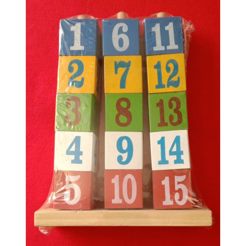 Jual BALOK ANGKA SUSUN, MAINAN EDUKASI ANAK TK PAUD. | Shopee Indonesia