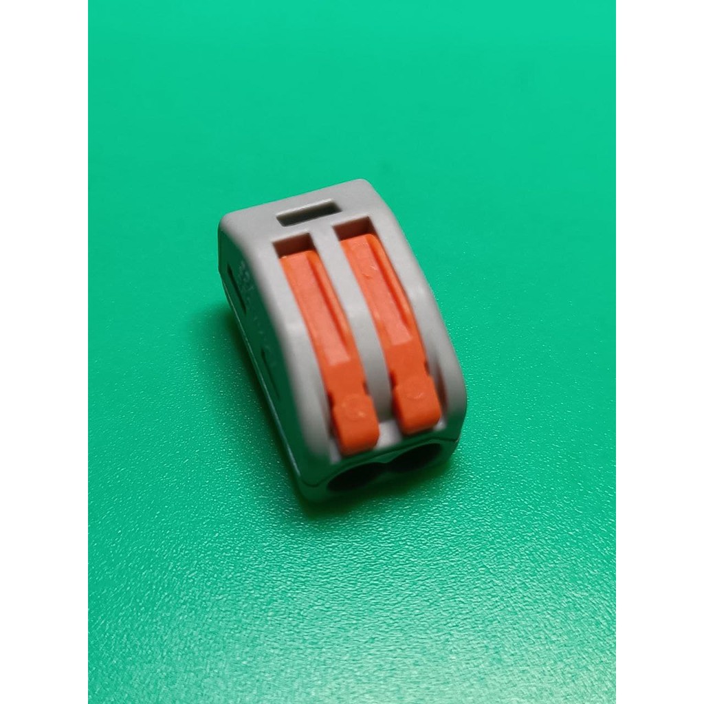 Jual Quick Connector 2P Terminal Block Clamp 2 Pin Konektor Kabel Wago ...