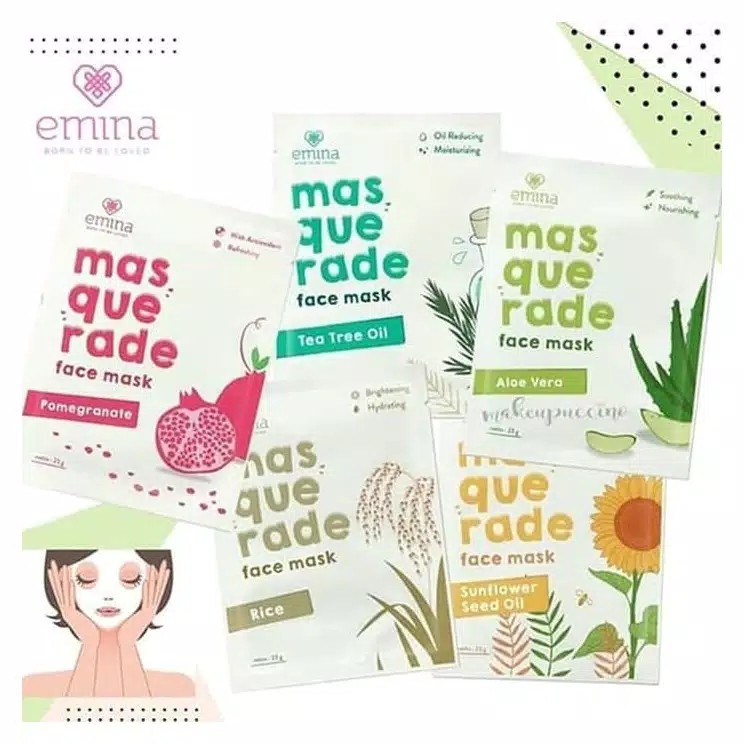 Jual Emina Face Mask Masquerade ( Sheet Mask ) | Shopee Indonesia