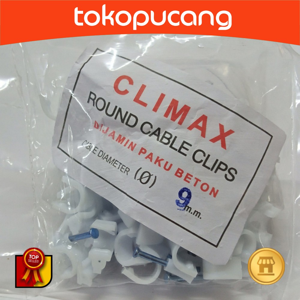 Jual KLEM KABEL NO 9 LISTRIK PLASTIK PAKU BETON ASLI UKURAN NOMOR 9 ...
