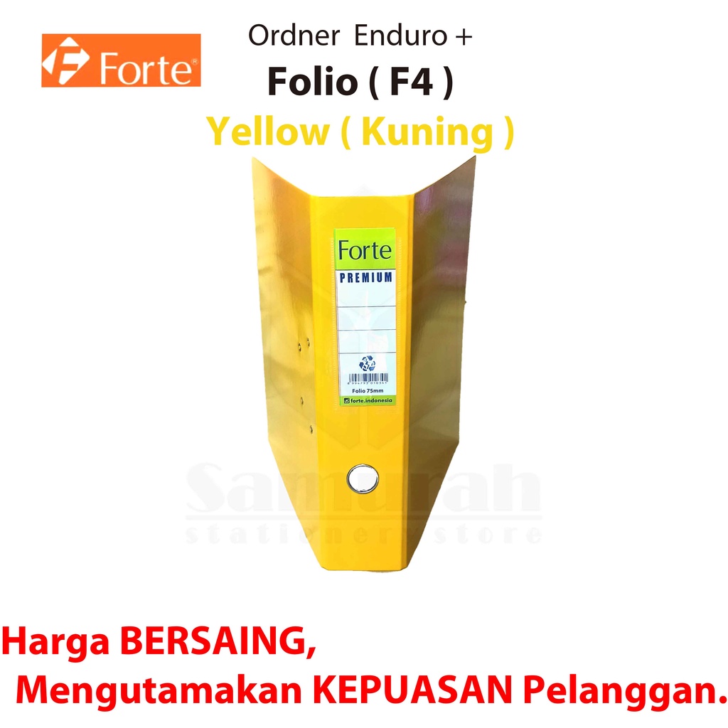 Jual Ordner Forte Premium Enduro + Laminasi Ukuran Folio / F4 Punggung ...
