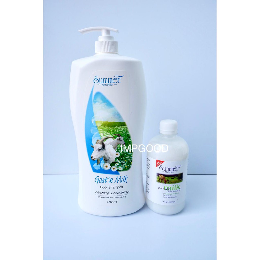 Jual SABUN SUMMER GOAT MILK BODY SHAMPOO / SUMMER NATURALE GOAT MILK ...