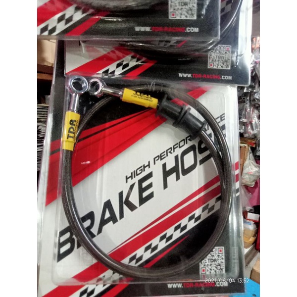 Jual selang rem depan TDR carbon 35 inch selang rem carbon Selang rem ...
