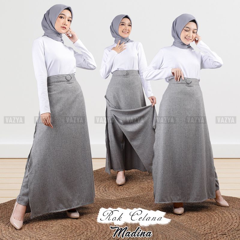 Jual Rok Celana muslimah Cotton Madina | Shopee Indonesia