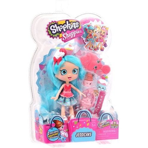 Jual Shopkins Shoppies Jessiecake Popette Bubbleisha Seasons 1 doll ...