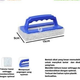 Jual Tile Scrub Pad Tapas Gagang Premium Nagata Sikat Sponge Spon Spons ...