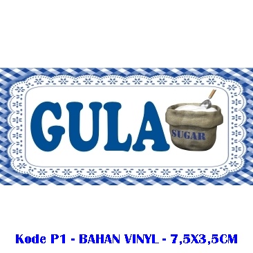 Jual (KODE P1) STIKER BUMBU | LABEL BUMBU | STIKER BUMBU DAPUR | NAMA ...