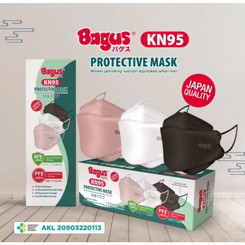 Jual Bagus Masker Medis KN95 20's Masker 4 Lapis | Shopee Indonesia