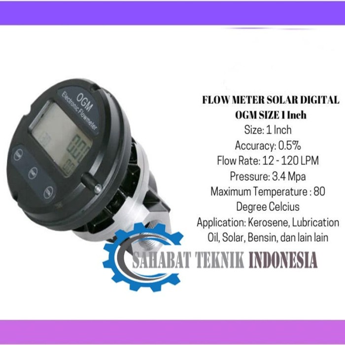 Jual Pertukangan - Jual Flow Meter Ogm Digital 1 Inch - Flow Meter ...