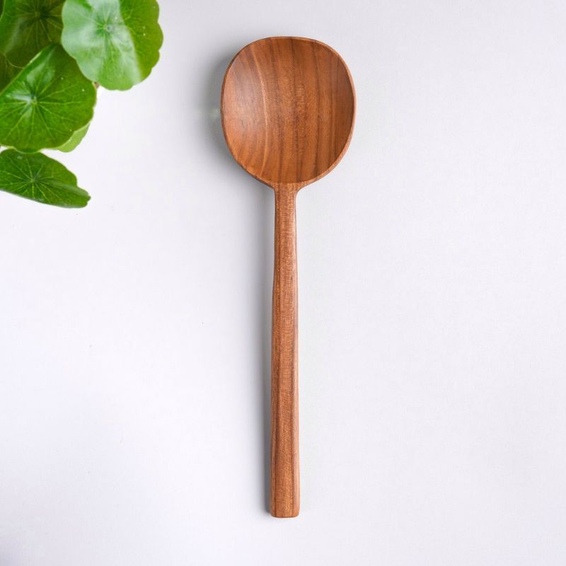 Jual Sendok Sup Kayu / Sendok Nasi Kayu Jati Food Grade | Props Foto ...