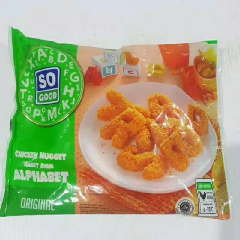 Jual SO GOOD alphabet chicken nugget | Shopee Indonesia