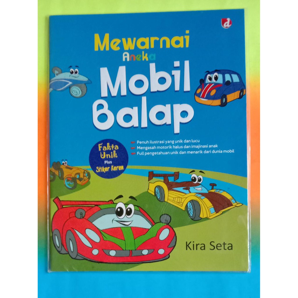 Jual Buku Anak Mewarnai Aneka Mobil Balap | Shopee Indonesia