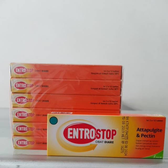 Jual Entrostop Tablet 2x10s - Obat Diare | Shopee Indonesia