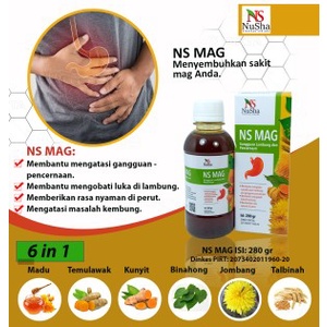 Jual NuSha| Madu NS MAG Gangguan Lambung Dan Pencernaan 280gr| Obat ...