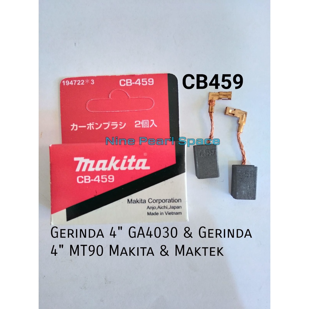 Jual Carbon Brush CB 459 Sepul Areng Bostel / Original Makita | Shopee ...