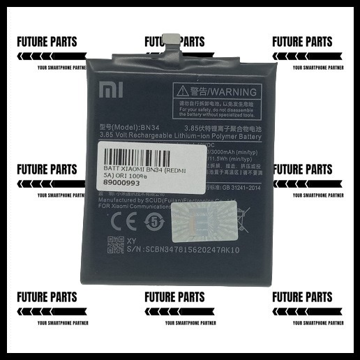 Jual Baterai Xiaomi BN34 (Xiaomi Redmi 5A) | Shopee Indonesia
