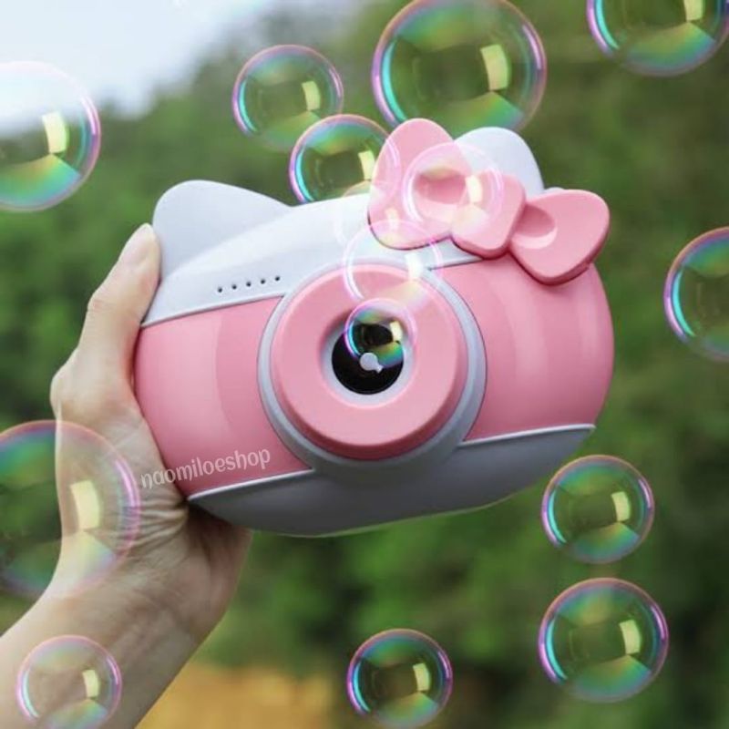 Jual Bubble Camera hello kitty toys / bubble Kamera Gelembung ...