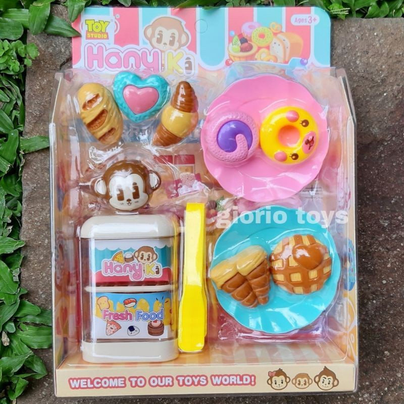Jual Mainan Cake Donut Shop Toko Kue Roti Donat Mainan Jual Jualan Roti ...