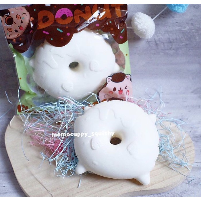 Jual PROMO SQUISHY LICENSED DIY donut fluff fluff by cutie creative ...