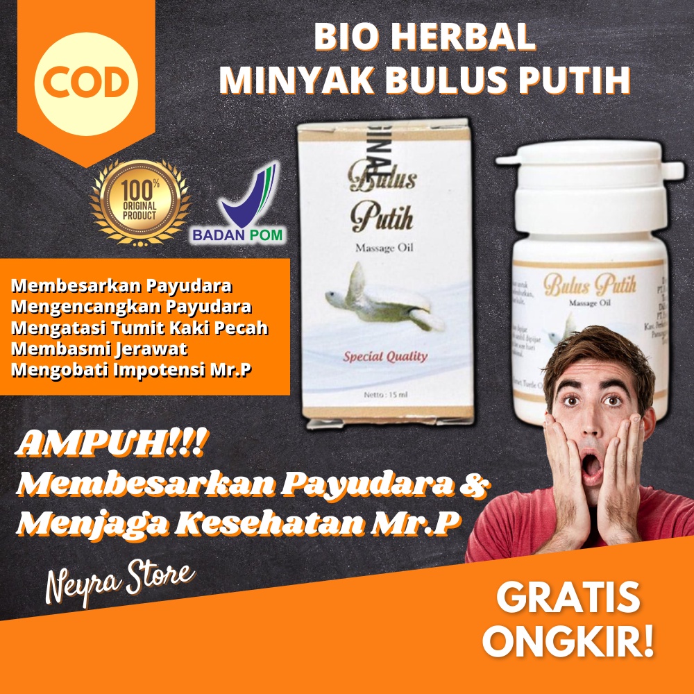 Jual Bio Herbal Minyak Bulus Putih Asli Pembesar Pengencang Payudara ...