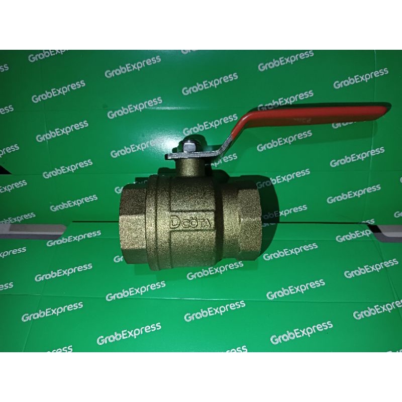 Jual BALL VALVE BESI KUNINGAN DCOTA 1 1/2 INCH | Shopee Indonesia