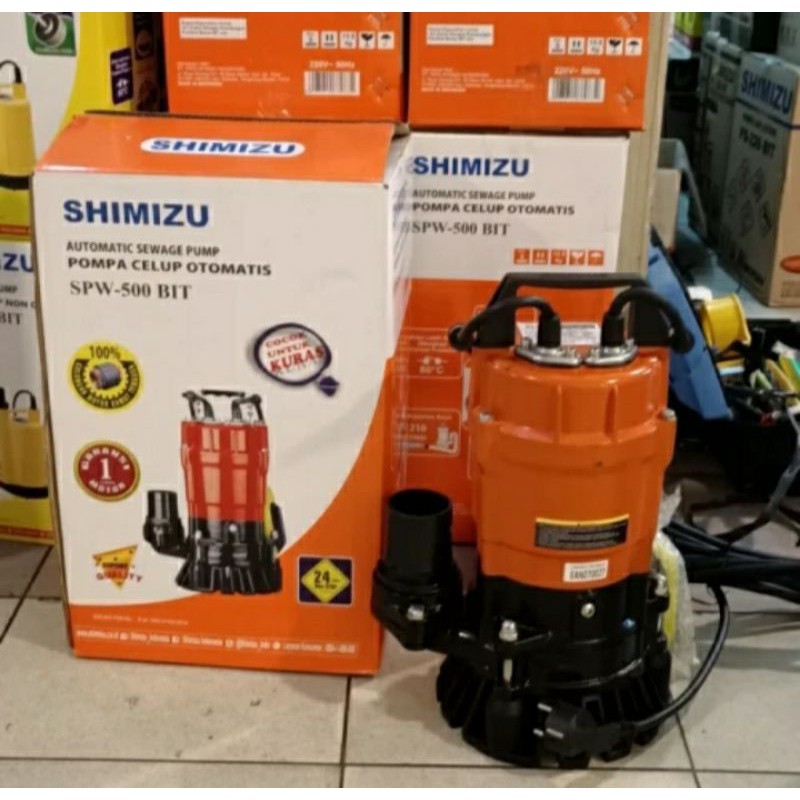 Jual POMPA CELUP / SUBMERSIBLE SHIMIZU SPW - 500 BIT/ OTOMATIS | Shopee ...