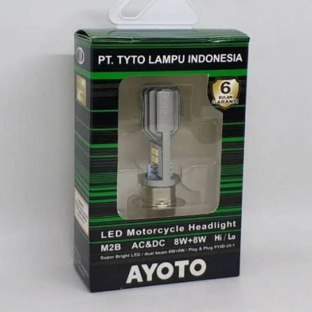 Jual Lampu depan LED AYOTO M2B H6 philips putih | Shopee Indonesia