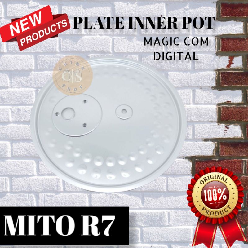 Jual PLATE PIRINGAN ALUMUNIUM TUTUP INNER POT MITO MAGIC COM MULTI ...