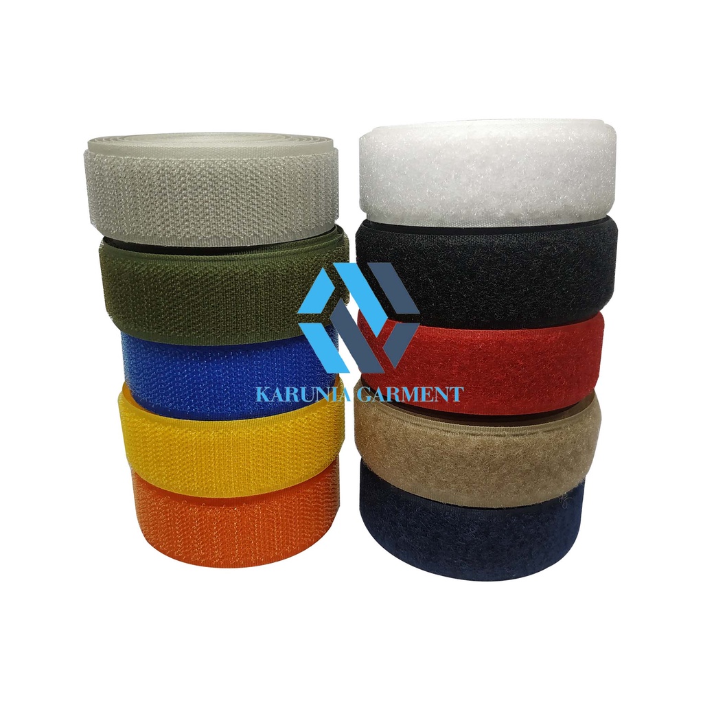 Jual VELCRO MAGIC TAPE 2.5 CM PEREKAT PEREPET BAHAN KAIN SEPATU ECER ...