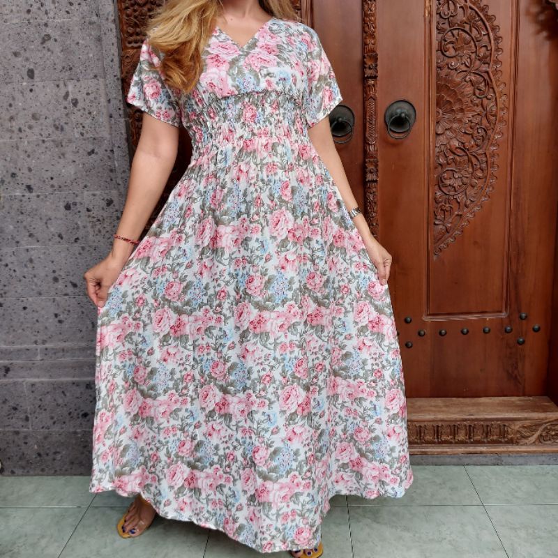 Jual DRESS MOZA BALI (Rose & Kusuma) | Shopee Indonesia
