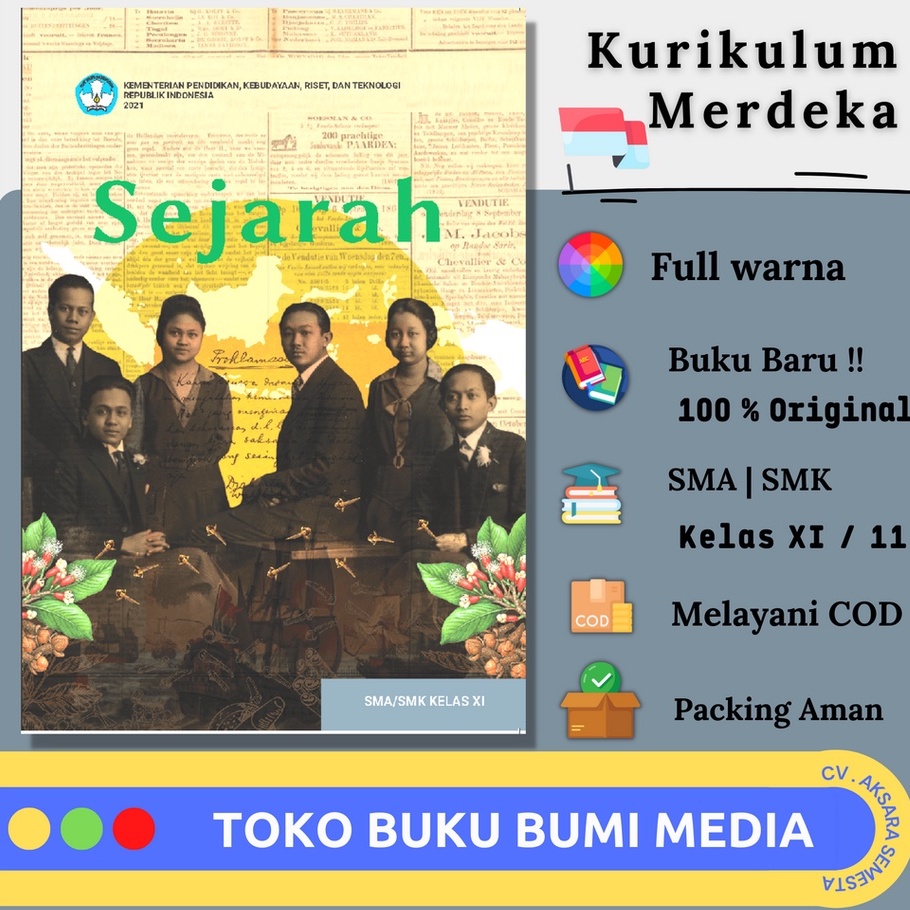 Jual Buku Paket Sejarah Sma/Smk Kelas 11 Kurikulum Merdeka/Kumer/kurikulum 2021 | Shopee Indonesia