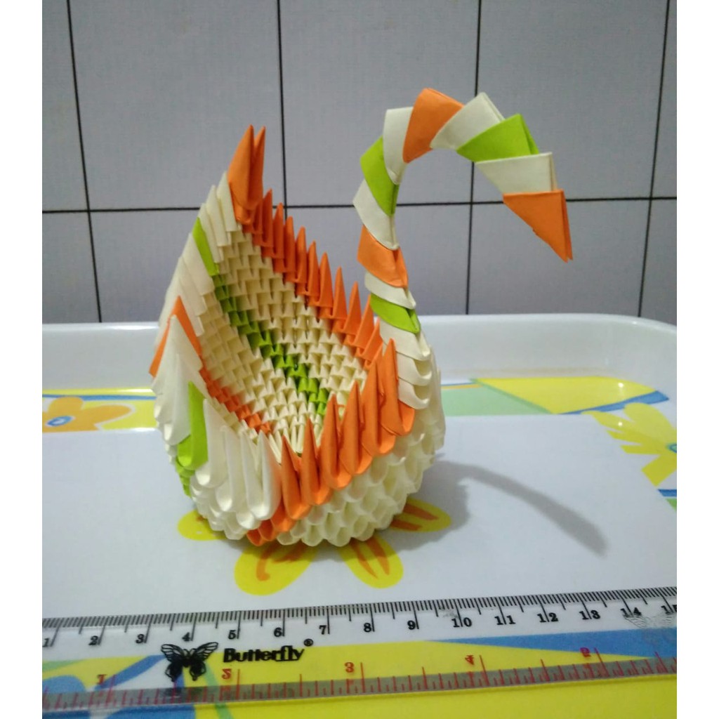 Jual Origami bebek LuCu 3D Swan Souvenir kado 0518 | Shopee Indonesia
