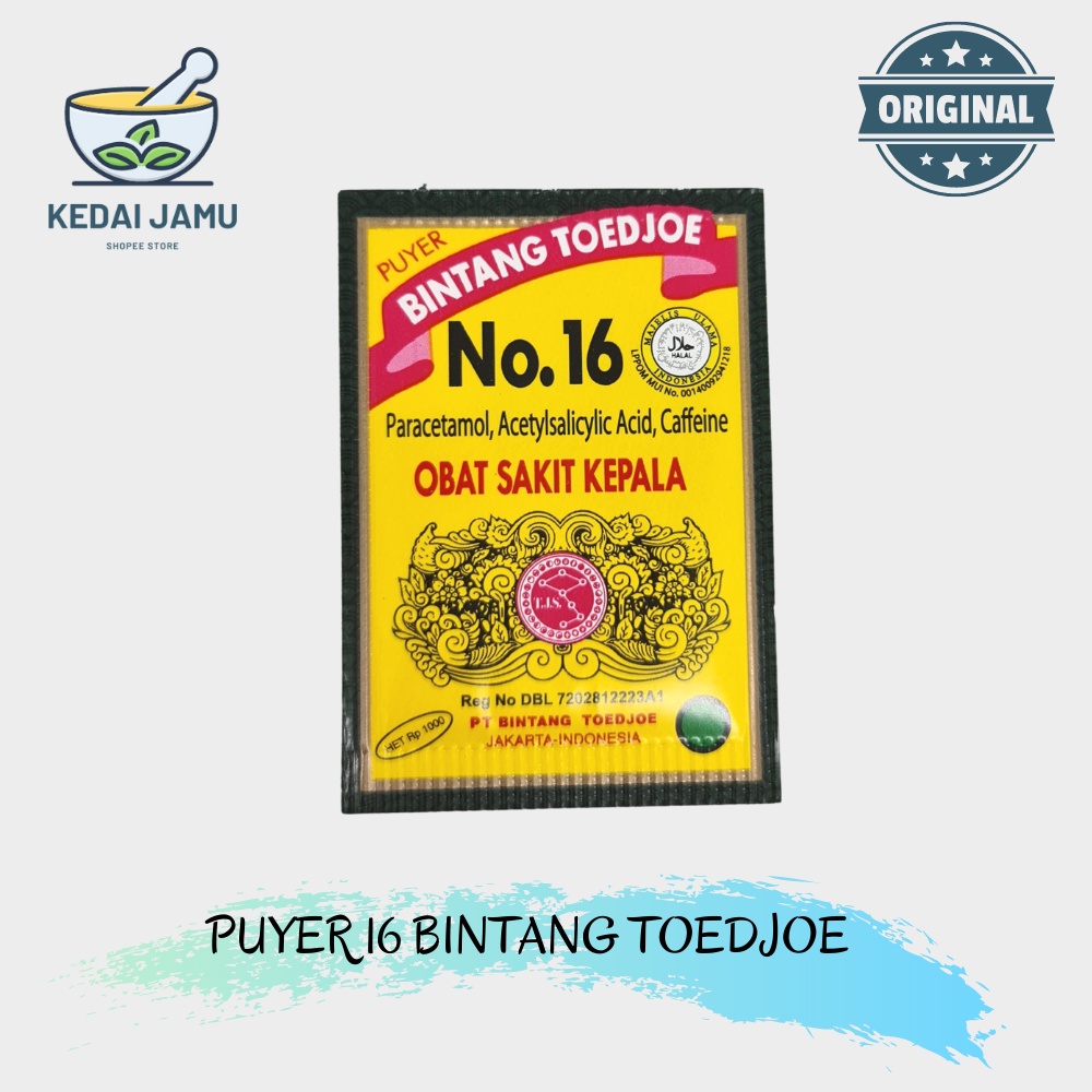Jual Puyer Bintang Toedjoe No 16 Sachetan | Shopee Indonesia