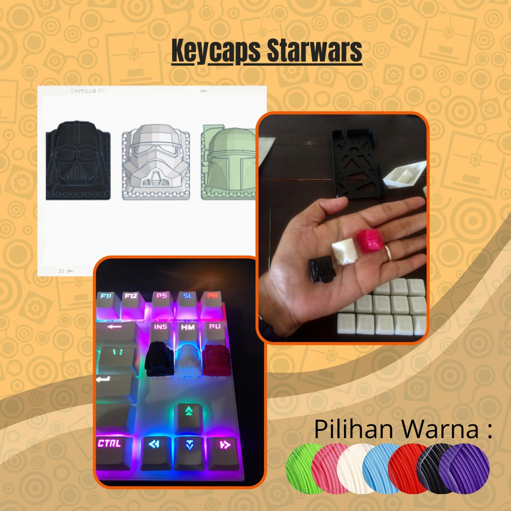 Jual Star Wars MX Cherry Keycaps | Shopee Indonesia
